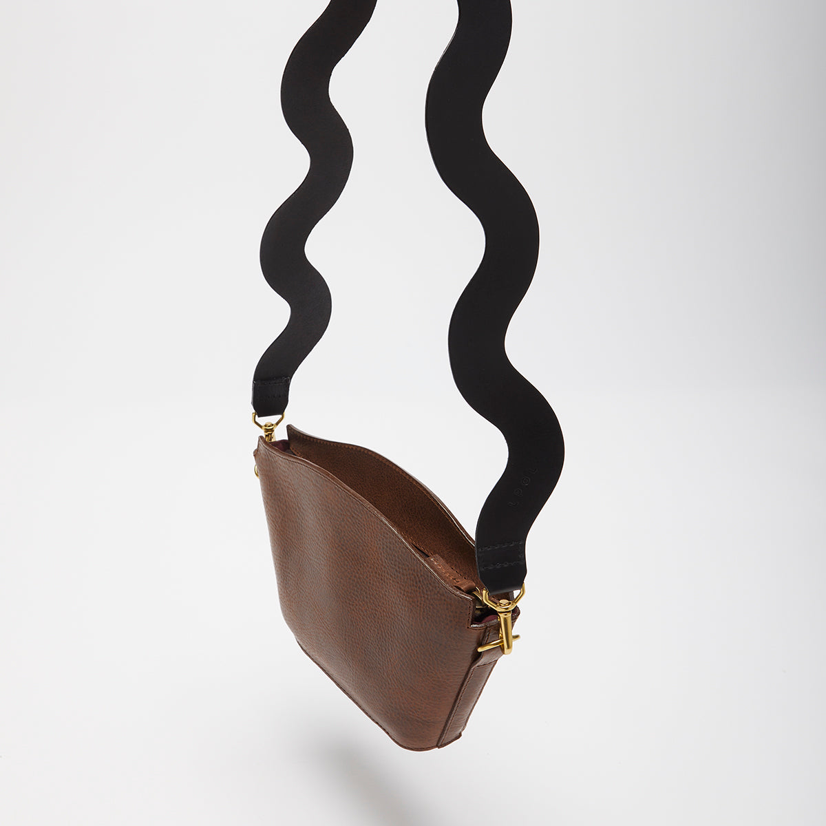 Women's Mini Elwin Vintage Brown Leather Handbag | LPOL